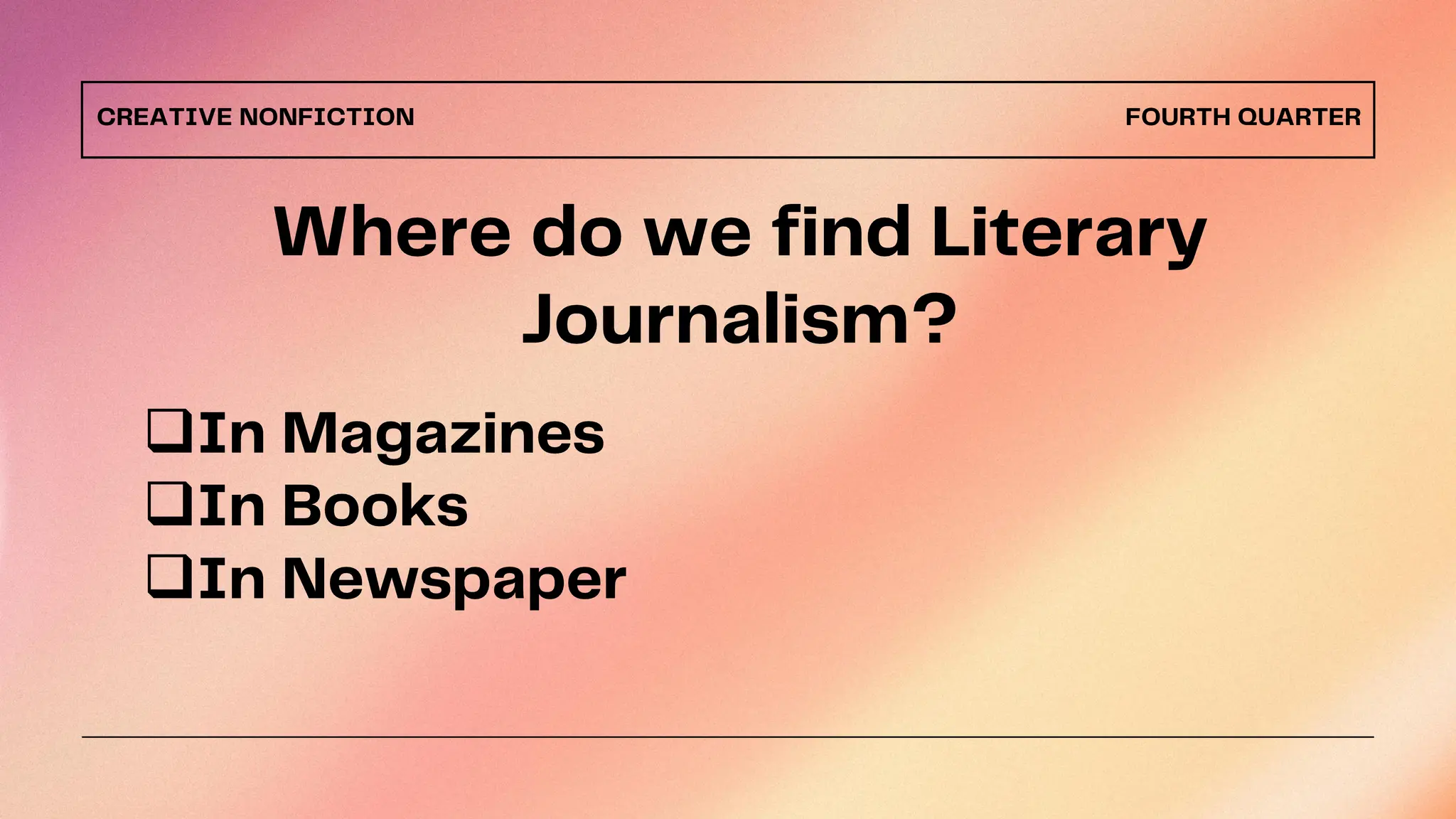 -Literary-Journalism in the field of CNF | PDF