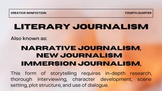-Literary-Journalism in the field of CNF | PDF