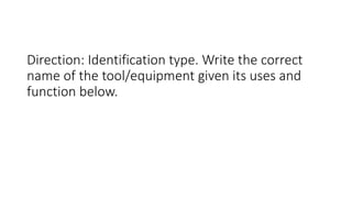 COOKERY 9 Q4 lo1-assessment | PPTX