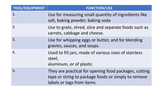 COOKERY 9 Q4 lo1-assessment | PPTX