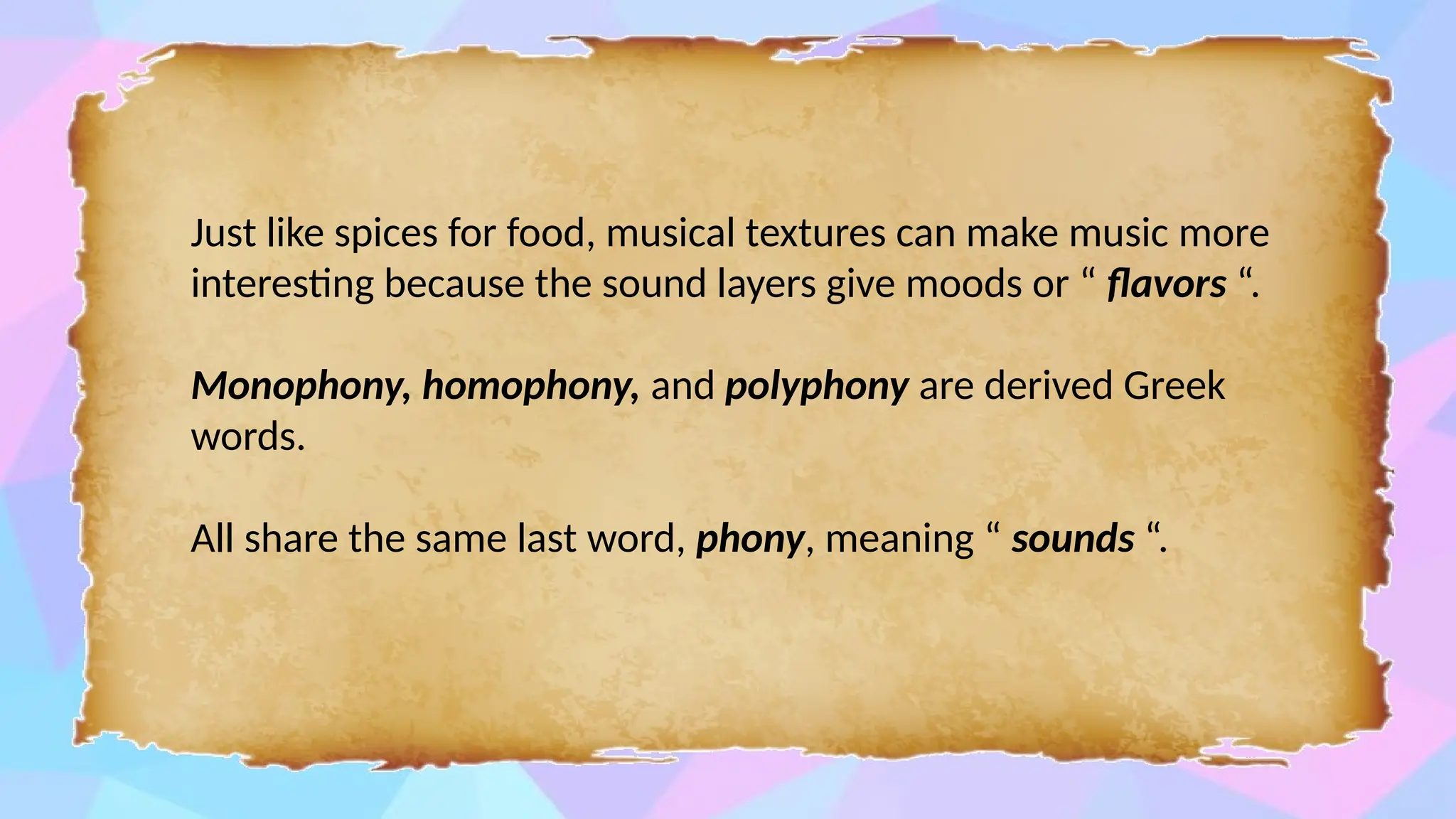 Q4 - Mapeh 6 Music - Lesson 6 - Texture - pp 355 - 357.pptx