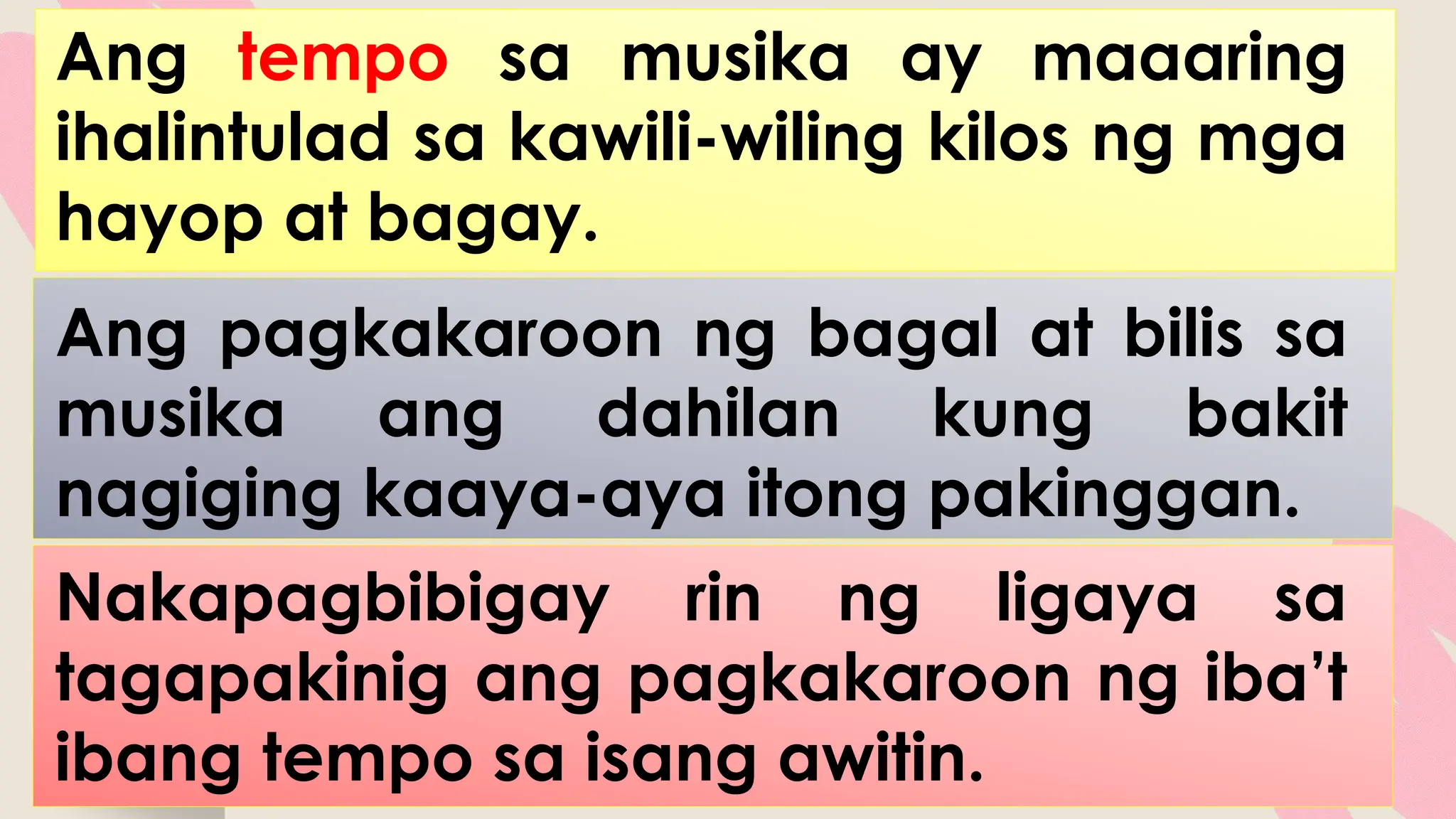 Quarter 4-MUSIC- Grade 3-Paggammit ng Wastong Tempo.pptx