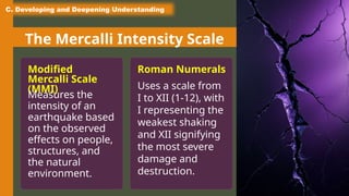 Q4- SCIENCE 7- WEEK 4 (A)_LC 6 (Intensity Scales) | PPTX