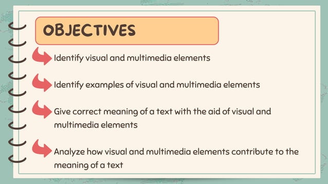 English Subject Visual and Multimedia Elements | PPTX
