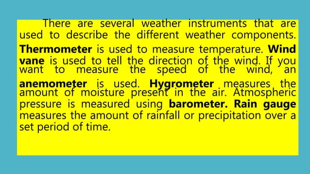 Q4-W4-SCIENCE.pptx | Weather | Science