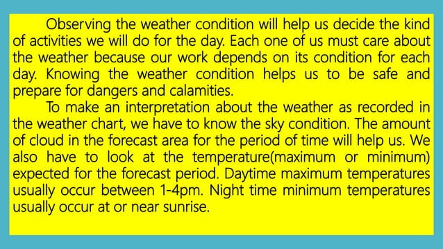 Q4-W4-SCIENCE.pptx | Weather | Science