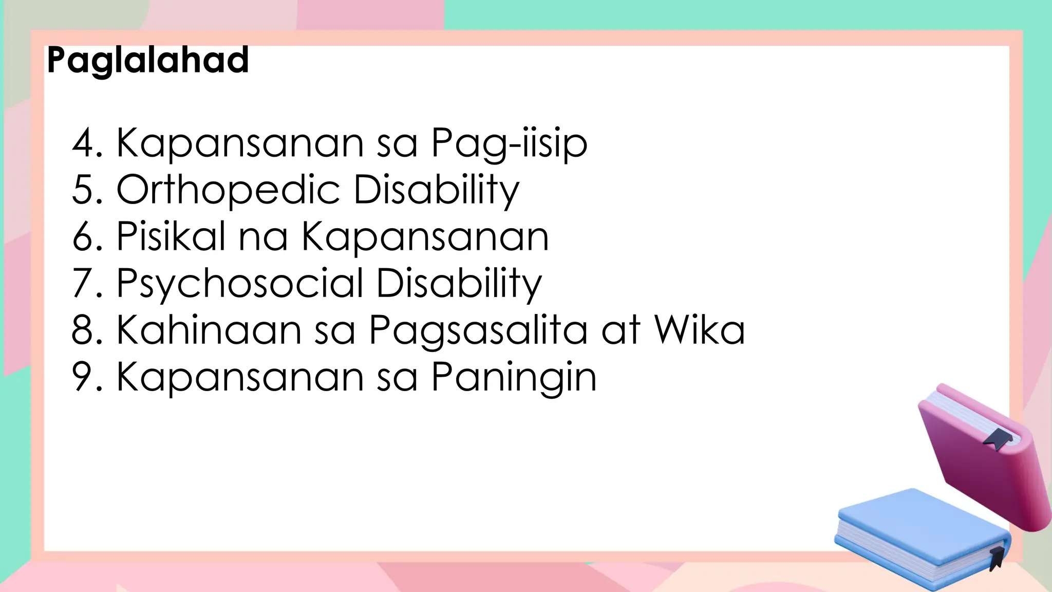 Kontribusyon ng mga Natatanging Taong may Kapansanan o Persons with ...