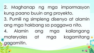 Pagpaplano sa Pagbuo ng proyektoEPP-5.pptx