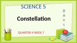 Constelation , differents kinds of Stars | PPT