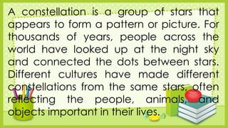 Constelation , differents kinds of Stars | PPTX