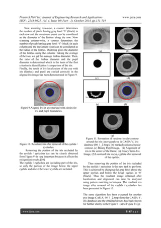 Research on Iris Region Localization Algorithms | PDF