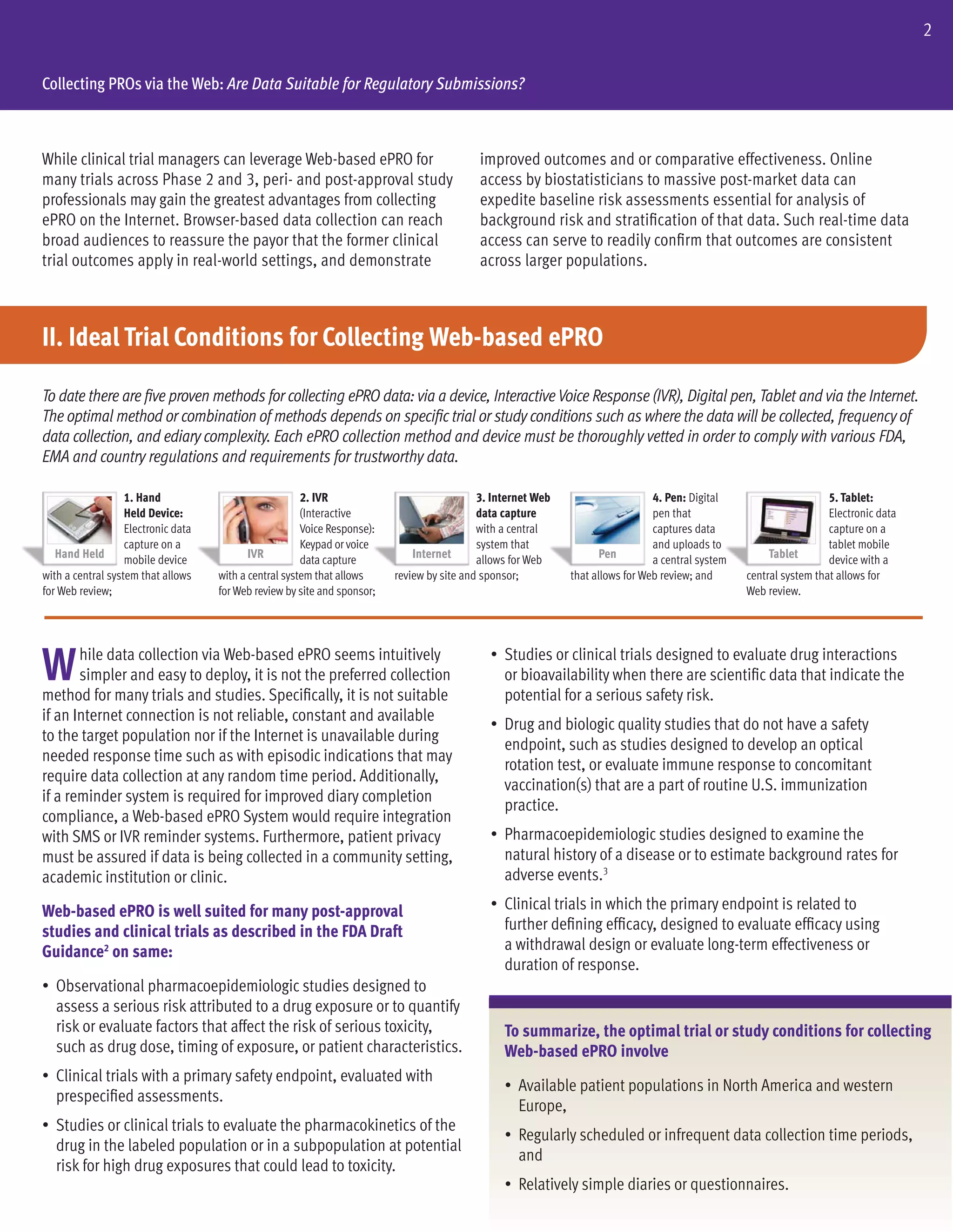 Collecting ePRO Online | PDF