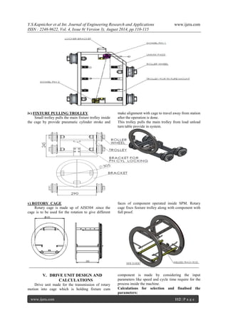 Design of Automated Rotory Cage Type Fixture for Cylinder Block | PDF