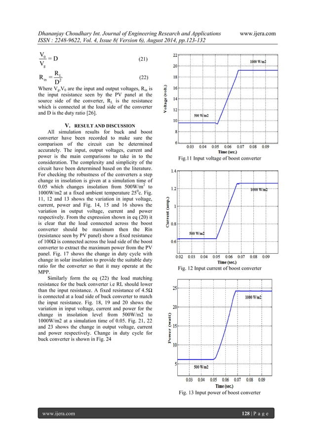 Incremental Conductance MPPT Algorithm for PV System Implemented Using DC-DC Buck and Boost ...