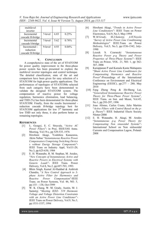 Comparison of Multilevel Inverter Topologies for STATCOM Applications | PDF