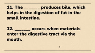 Quarter 4_Grade 8_Digestive System Structure and Functions | PPTX
