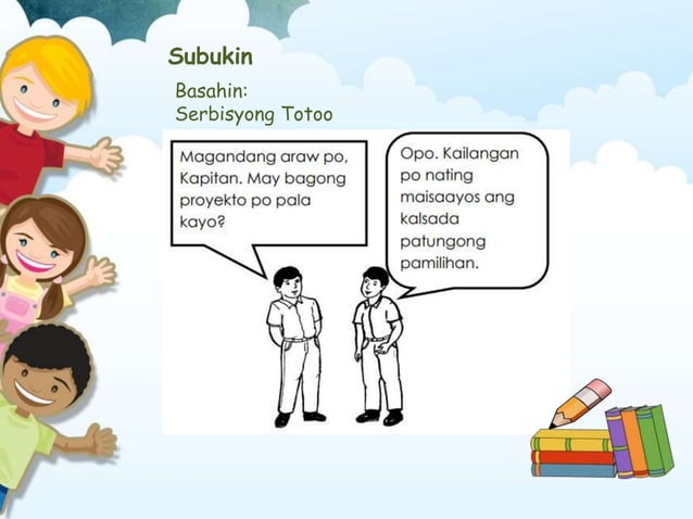 Q4_ARPAN_MOD 3_Natatalakay ang mga paglilingkod.pptx