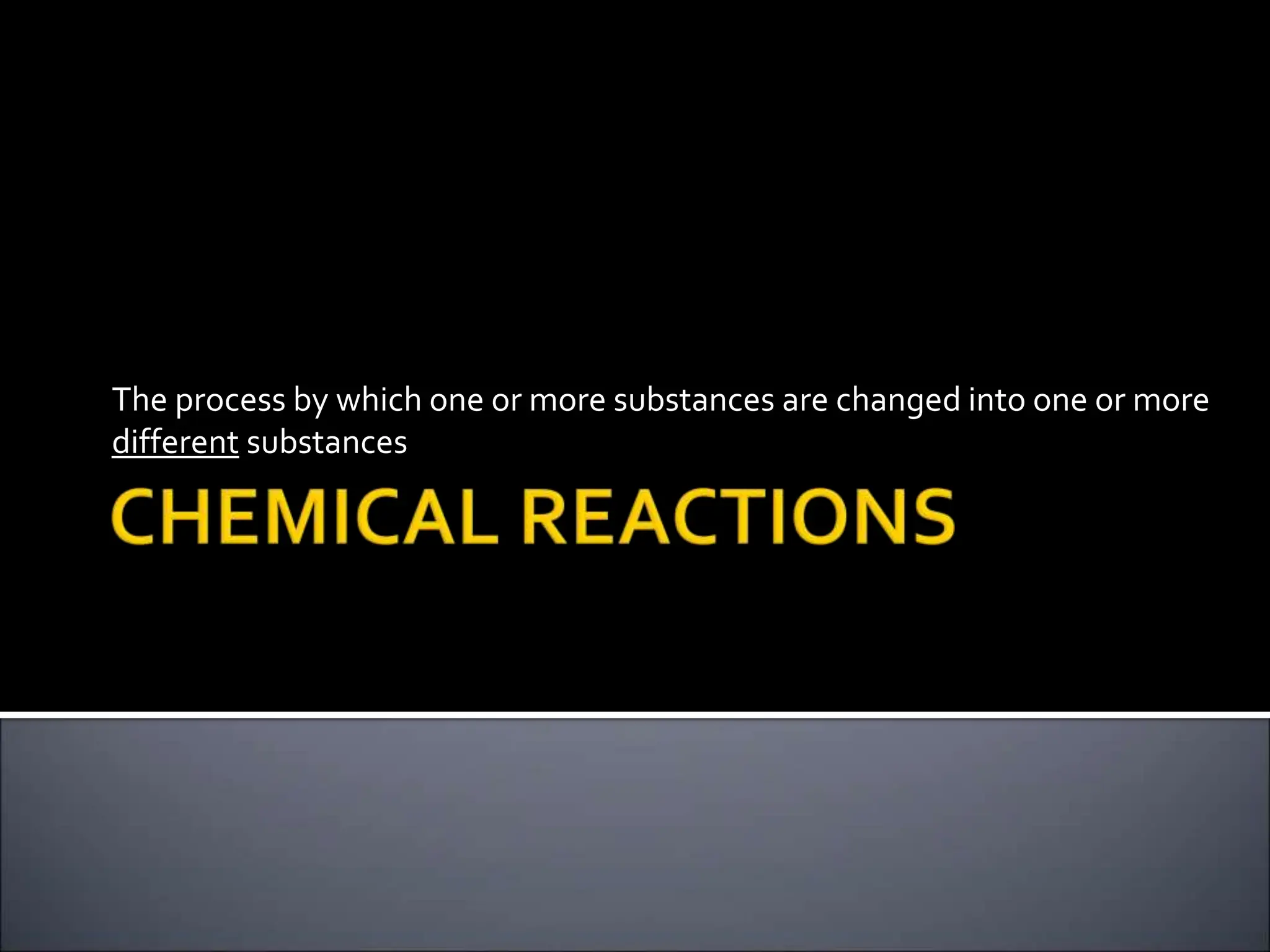 Chemical Reaction Science 10 lesson Fourth quarter | PPT