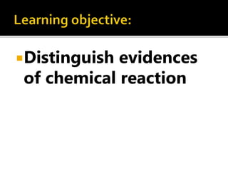 Chemical Reaction Science 10 lesson Fourth quarter | PPT