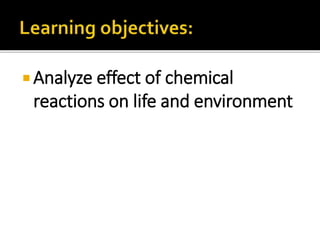 Chemical Reaction Science 10 lesson Fourth quarter | PPT