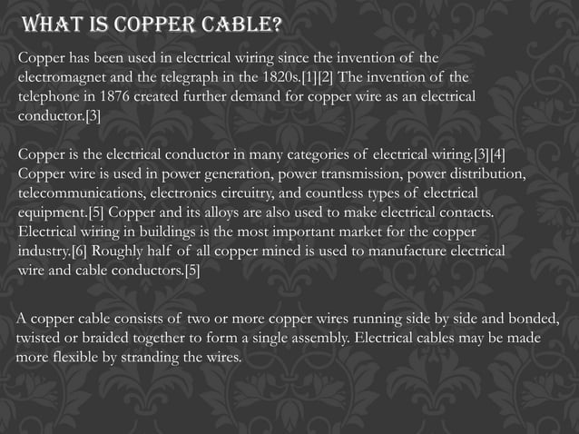 Copper-cable and Splicing - TLE 10 ICT.pptx | Jewelry Making | Arts and ...