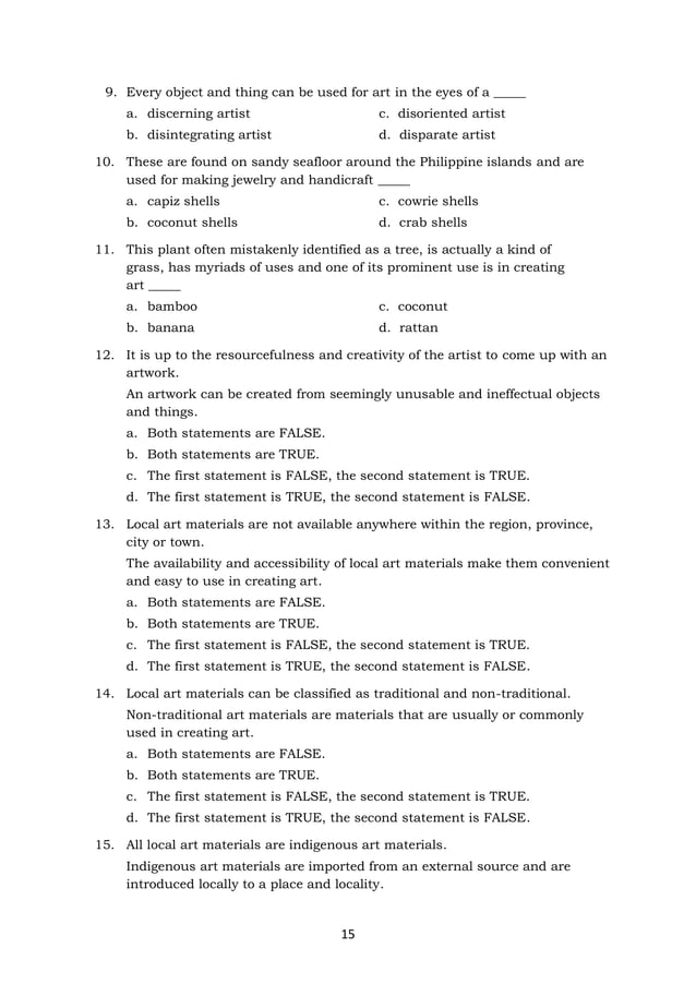 Q4 CPAR Module 10 (1).pdf | Educational Assessment | Education