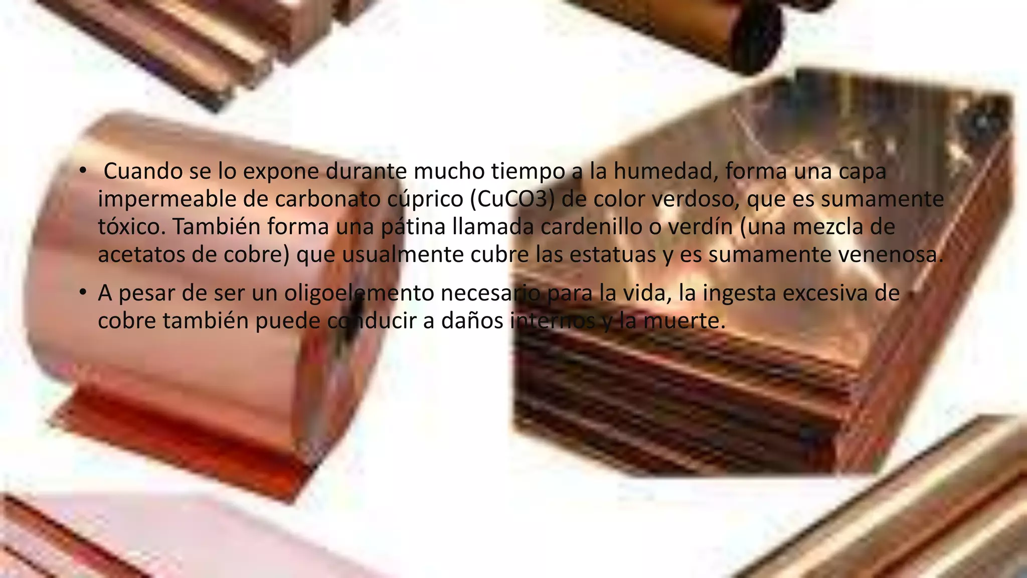 El cobre y sus aleaciones | PPTX