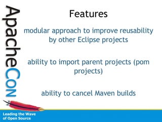Q4E and Eclipse IAM, Maven integration for Eclipse | PPT
