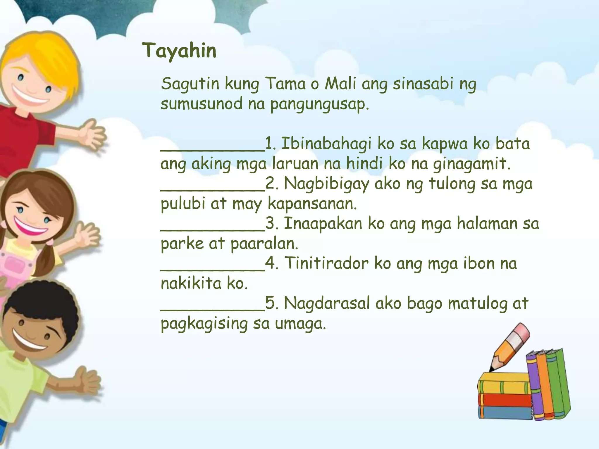Q4_ESP_MOD 1_Nakapagpapakita ng ibat-ibang paraan ngpagpapasalamat sa mga biyayang tinanggap.pptx