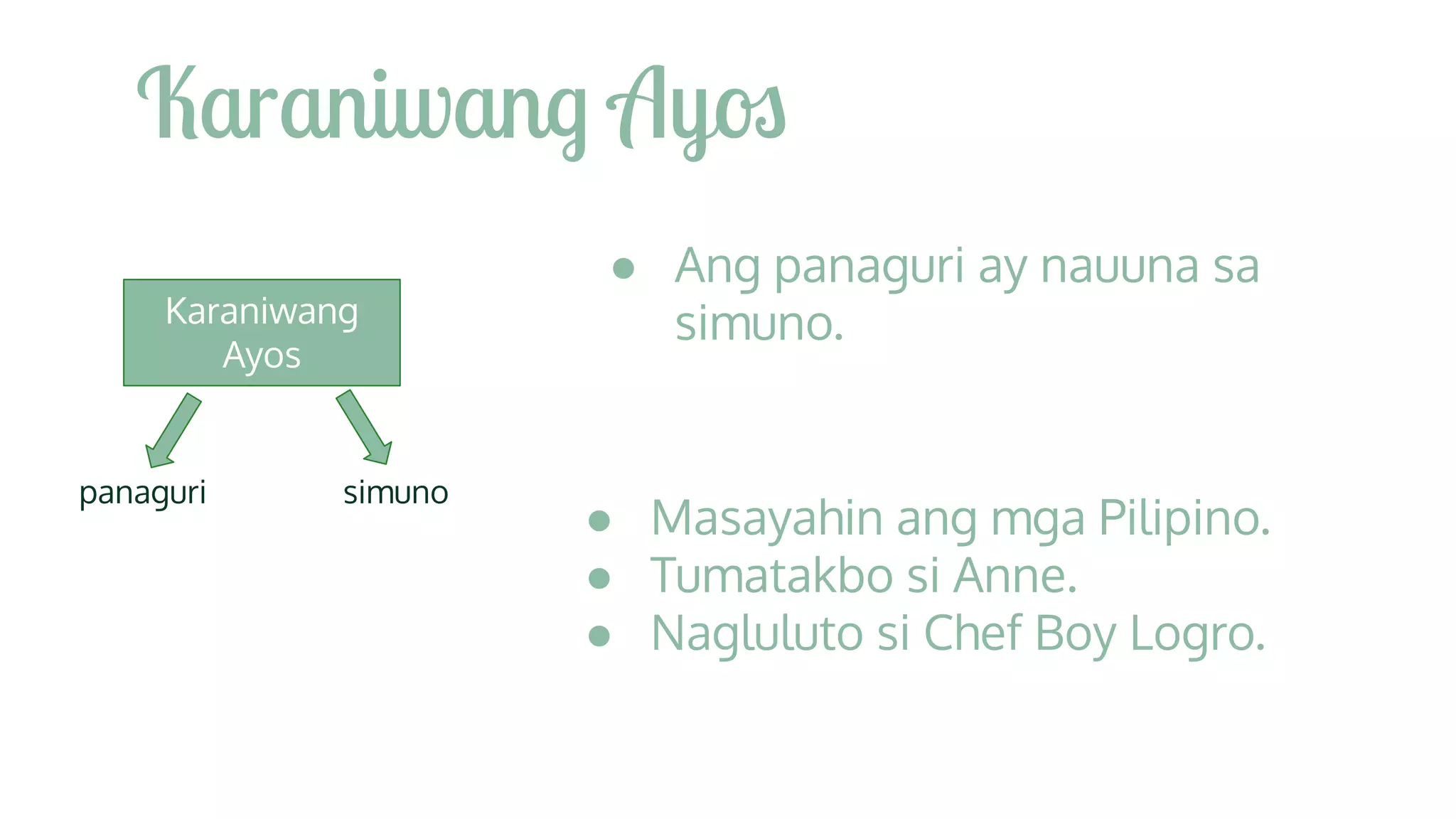 Bahagi at Ayos ng Pangungusap | PDF