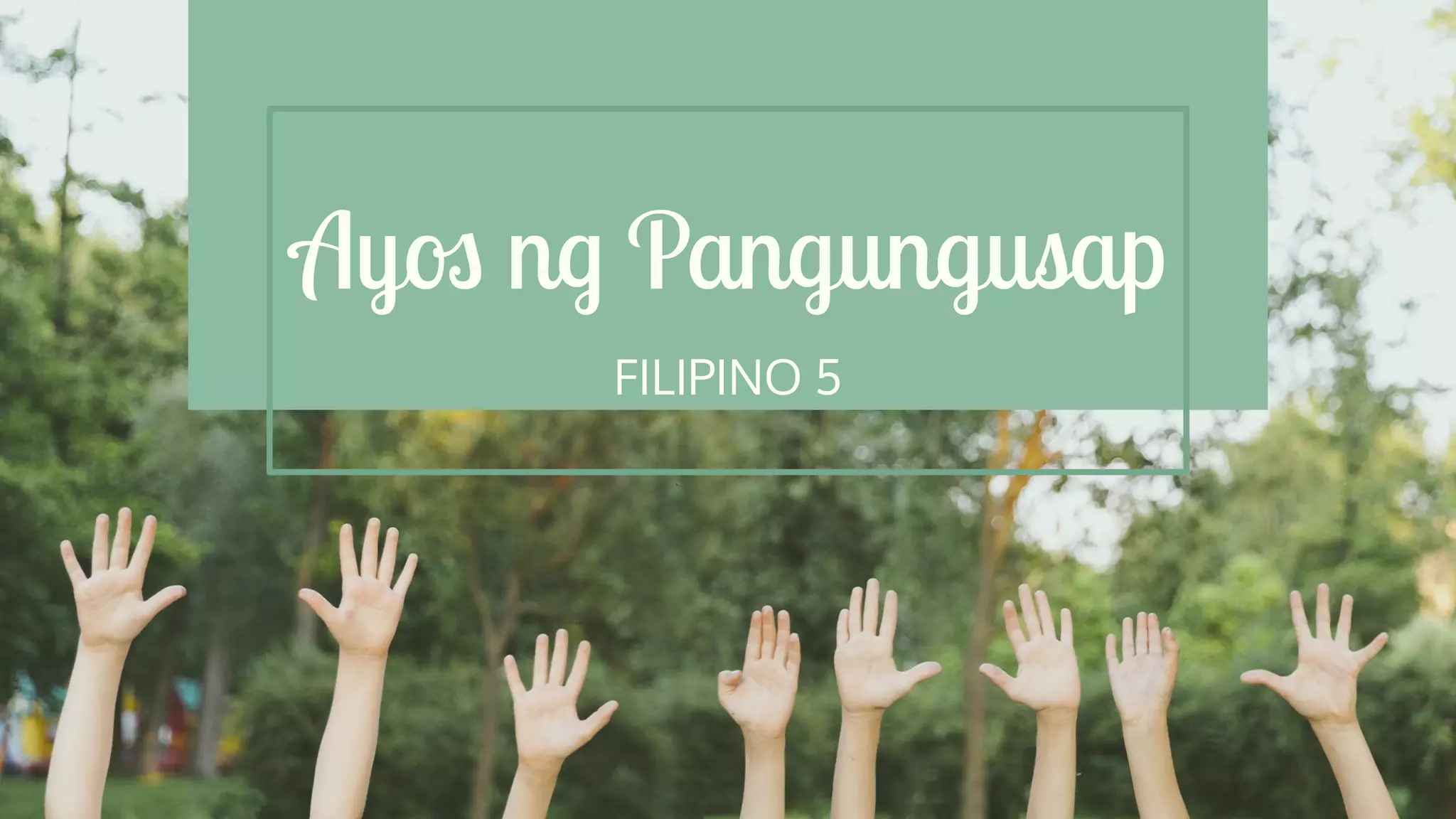 Bahagi at Ayos ng Pangungusap | PDF