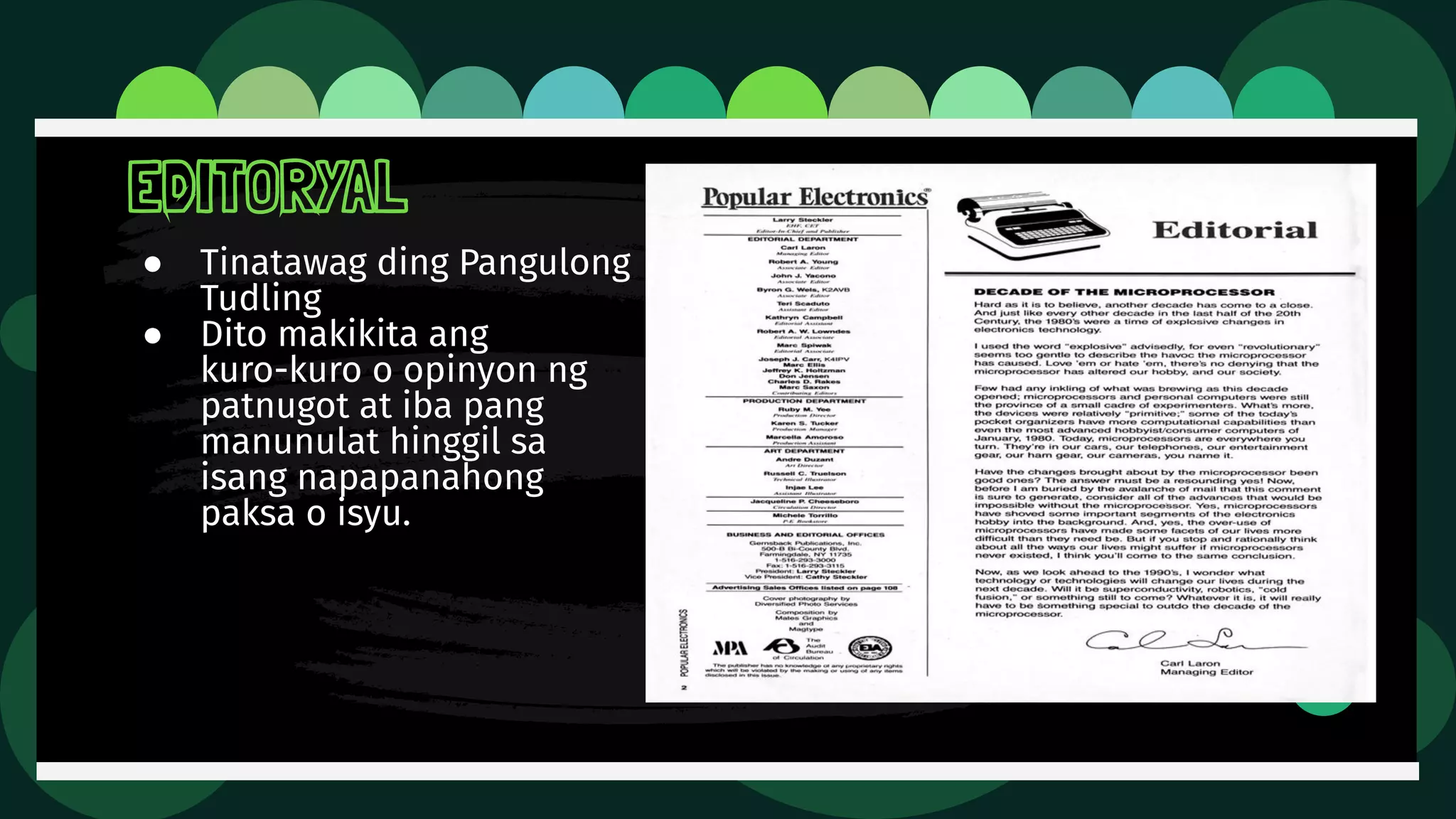 Bahagi ng Pahayagan | PDF
