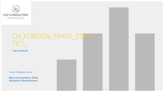 Q4 foreign trade statistics | PPT