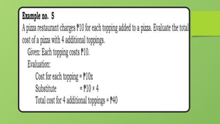 Translate verbal phrases to algebraic expressions - 2025.pptx