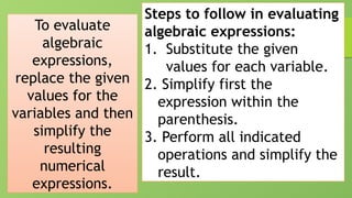 Translate verbal phrases to algebraic expressions - 2025.pptx