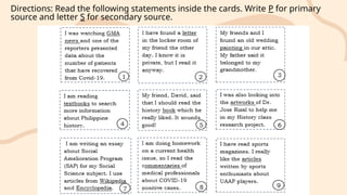 Q4 G8 - PRIMARY AND SECONDARY SOURCES.pptx