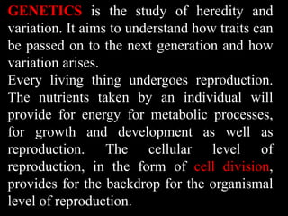 Heredity: Inheritance and Variation of Traits | PPTX