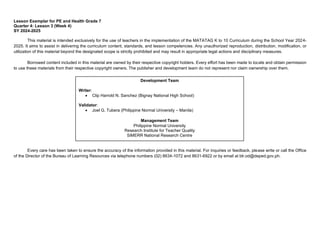 Q4_LE_PEH 7_Lesson 3_Week 4.pdf P.E & Health | PDF