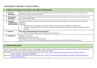 Q4_LE_PEH 7_Lesson 4_Week 5.pdf P.E & Health | PDF