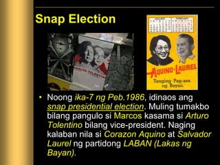 Q4 lesson 27 bagong lipunan at people power | PPTX