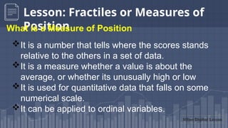 Q4 Lesson 4 Measures of Position for Ungrouped Data.pptx