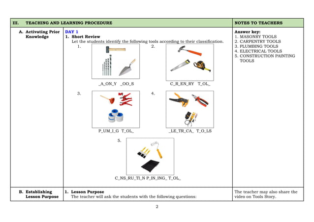 Q4_LE_TLE 7_LESSON 4 Lesson 5_Week 5.pdf | Educational Assessment ...
