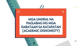 ESP 4th Quarter Katapatan sa salita at Gawa | PPTX