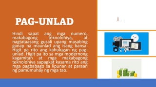 Q4 M1 konsepto ng pag-unlad at pagsulong.pptx
