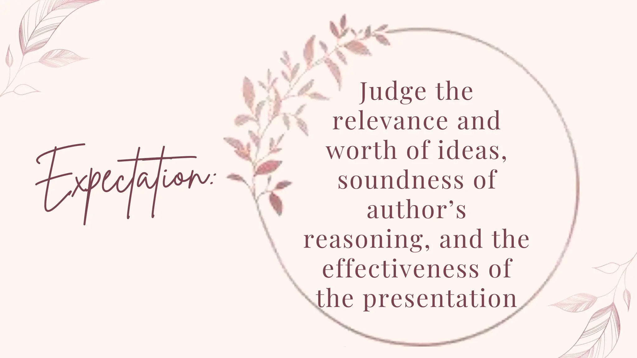 Q4_M4_L1 _Judge the Relevance and Worth of Ideas, Soundness of Author’s ...