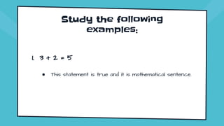 Mathematical Sentence | PDF