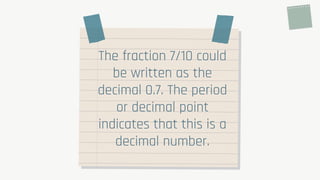 Visualizing Decimals | PDF