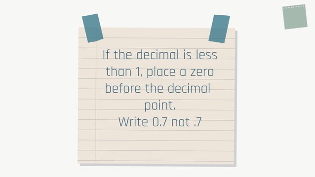 Visualizing Decimals | PDF