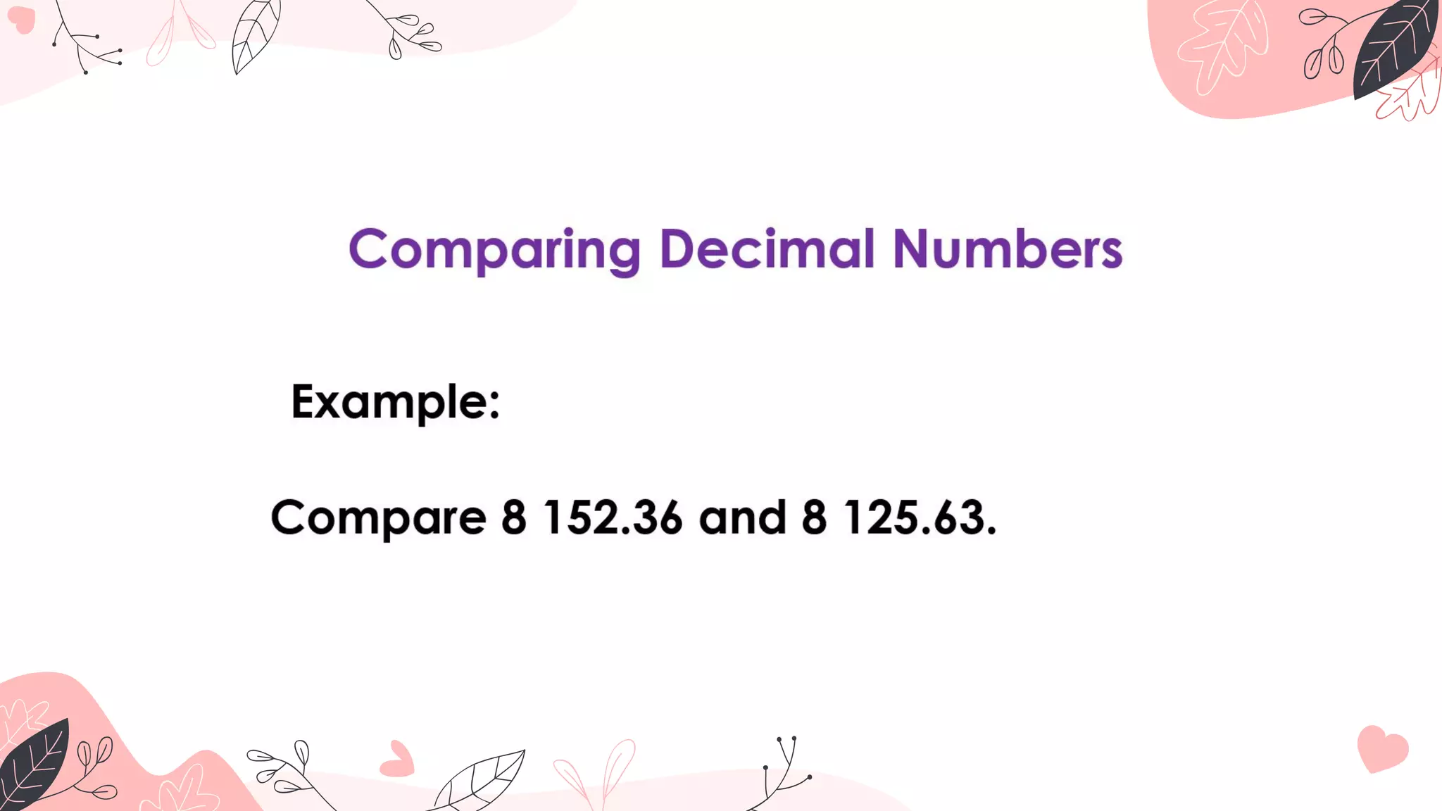 Comparing and Arranging Decimals | PDF