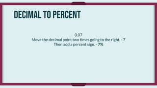 Introduction to Percent | PDF